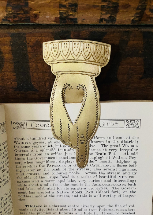 Bookmark - Brass Hand | Ironstone Cottage - Barossa